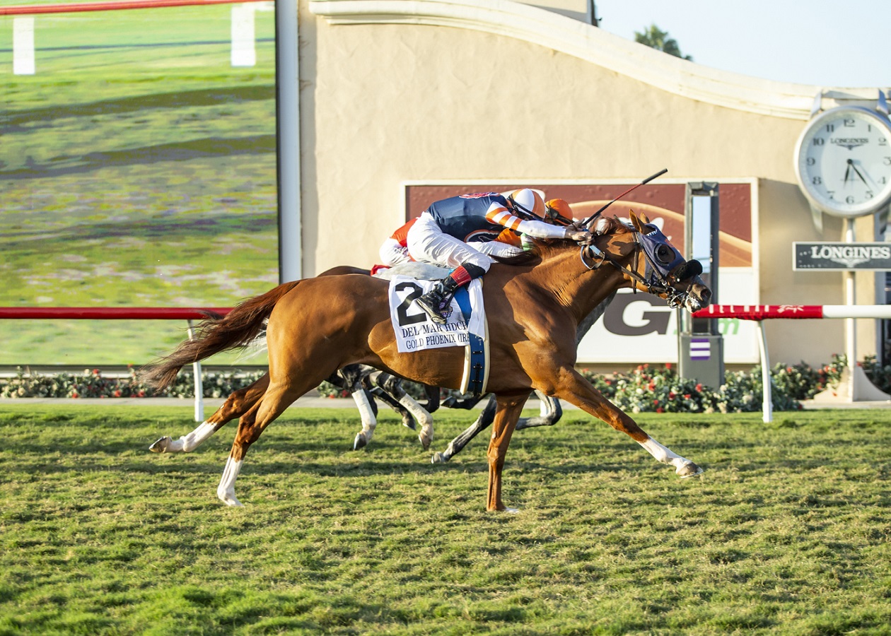 El irlandés Gold Phoenix ganó en un emocionante final el Del Mar ...