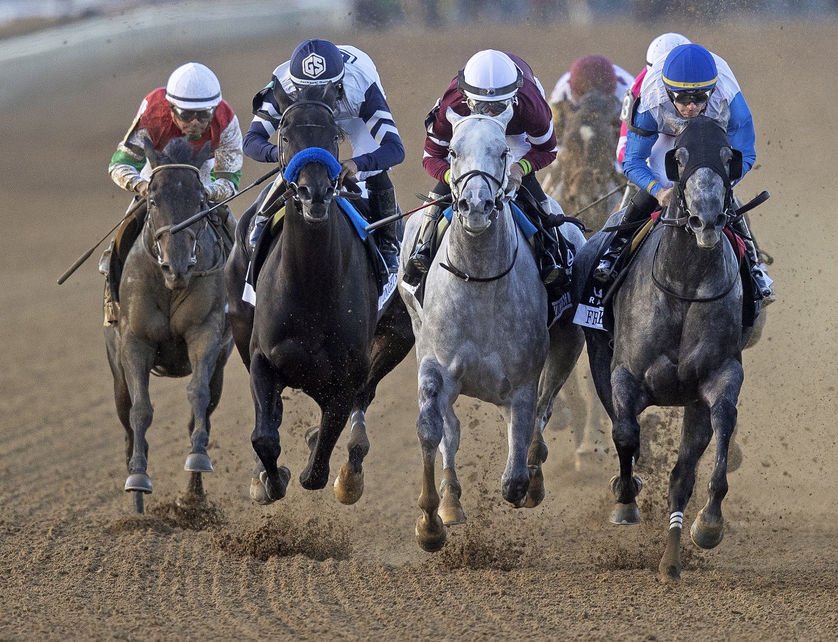 Wicked Halo hizo la tarea asignada y triunfó en el Raven Run Stakes G2 ...