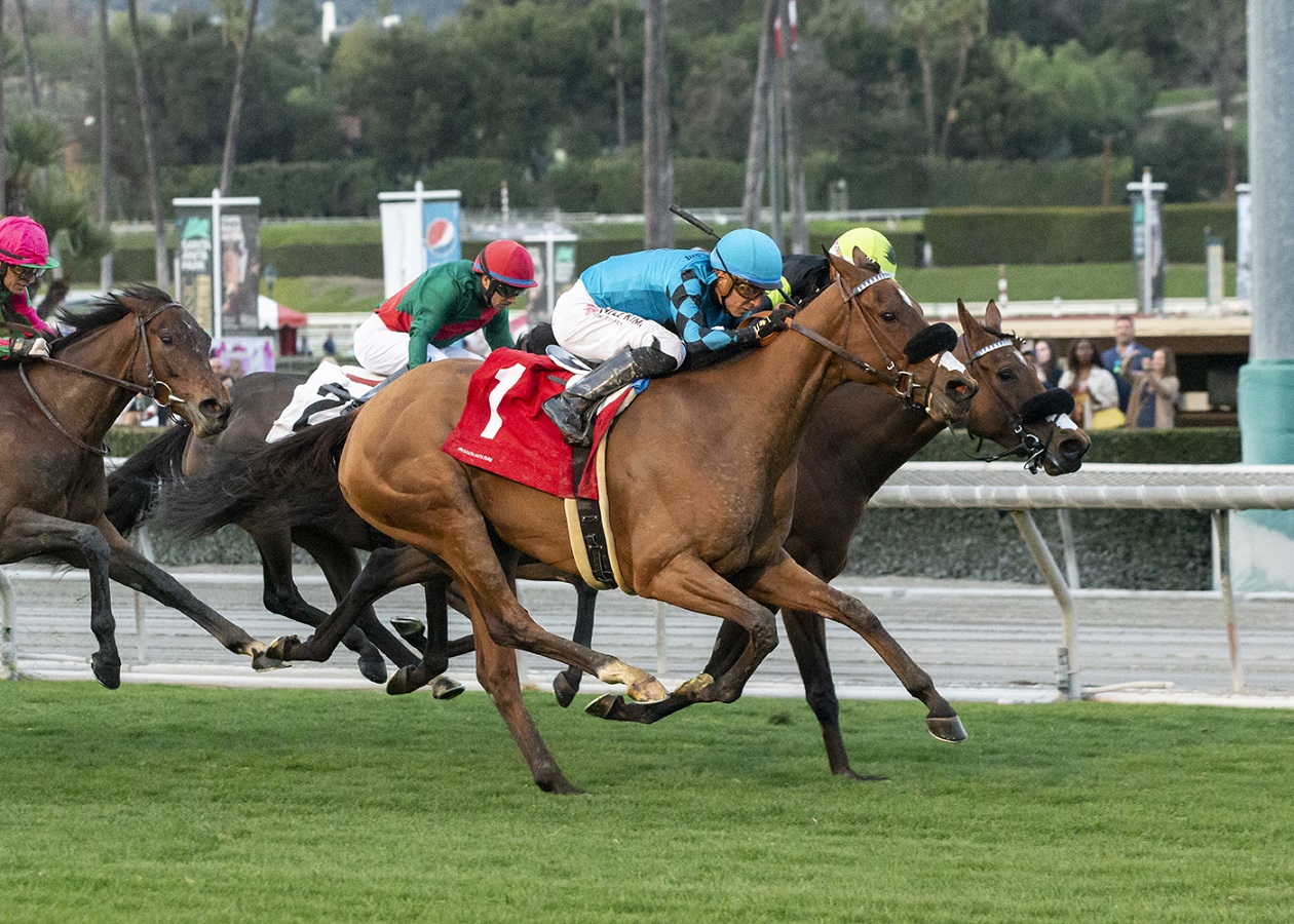 La irlandesa Rhea Moon llegó a tiempo y ganó las American Oaks G1 en ...