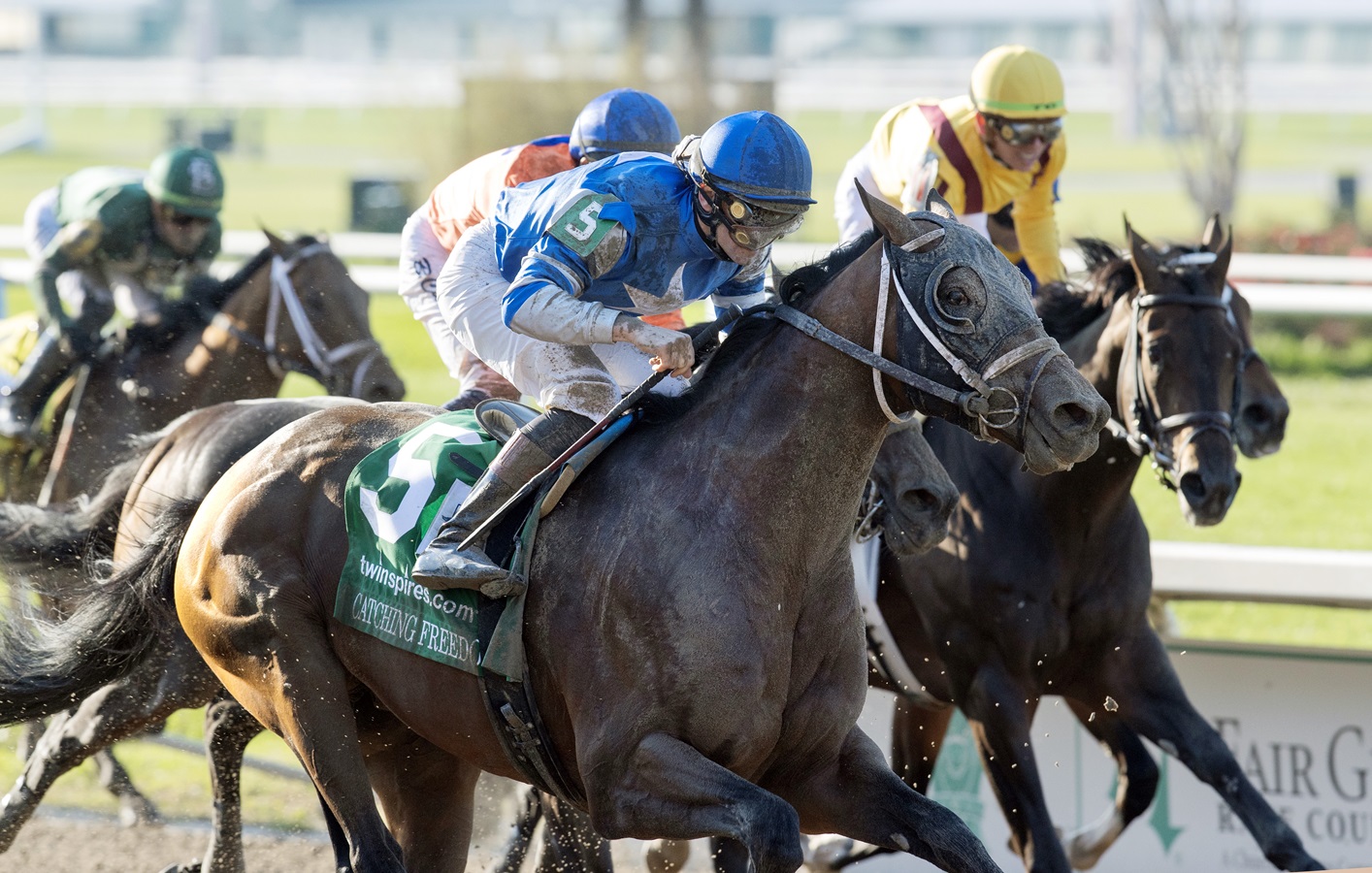 Catching Freedom captura los 100 puntos del Louisiana Derby | DRF en ...