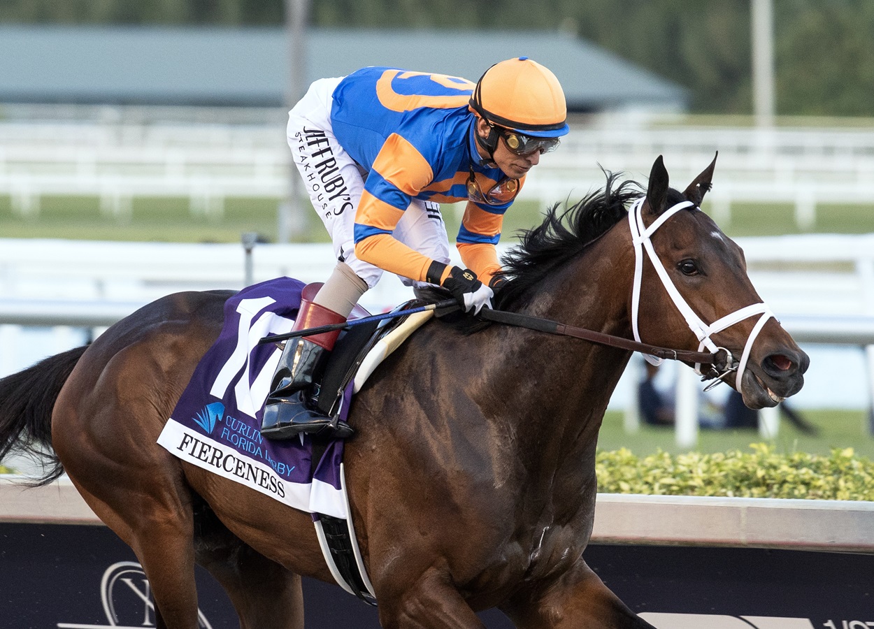 Fierceness retoma el liderato de los potros al ganar el Florida Derby ...