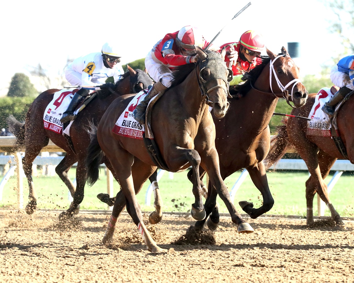 ¡Justo a tiempo! Burnham Square triunfó en un emocionante Blue Grass G1 ...
