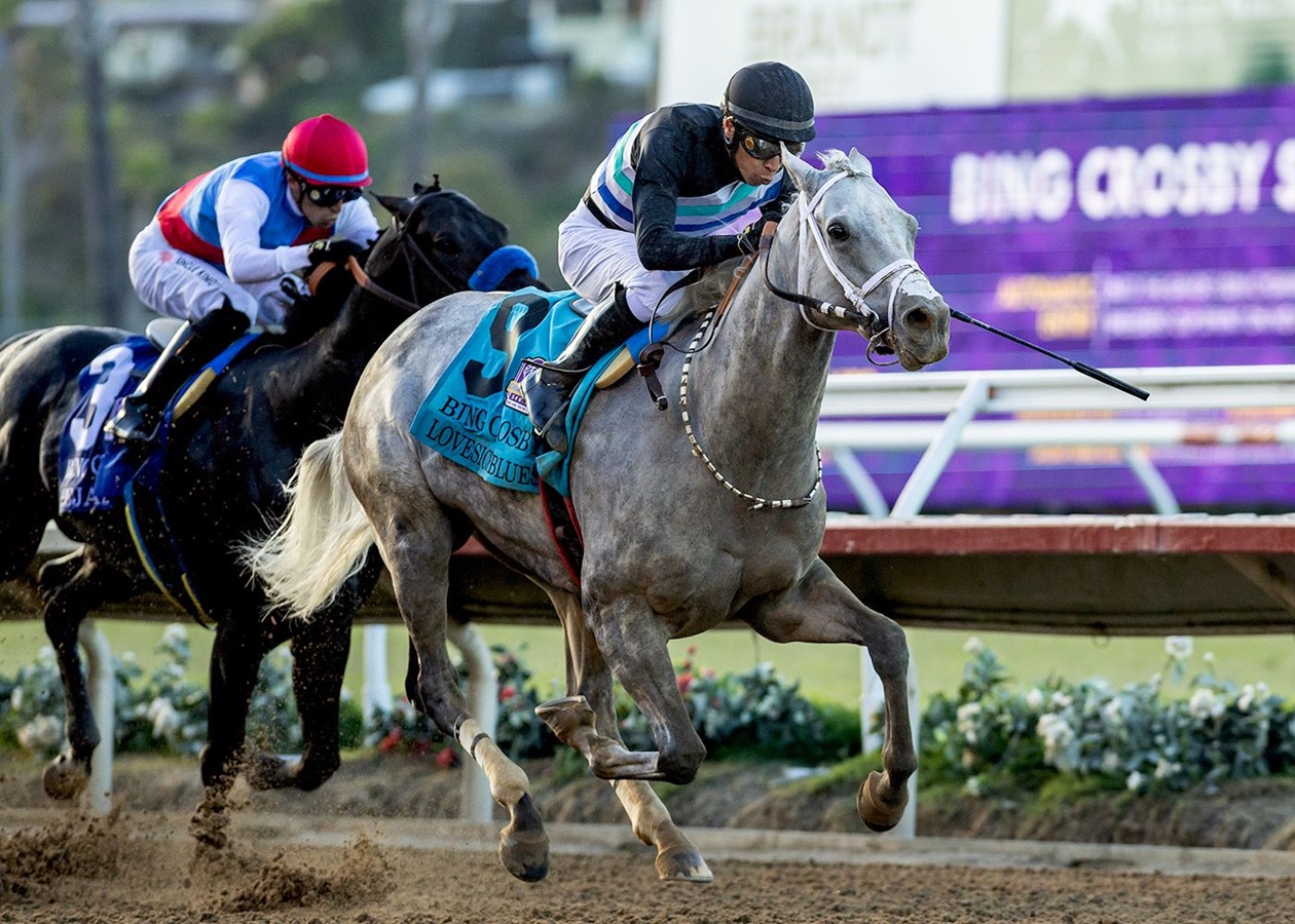 Lovesick Blues (18-1) los dejó atras en el Bing Crosby G1 | DRF en Español